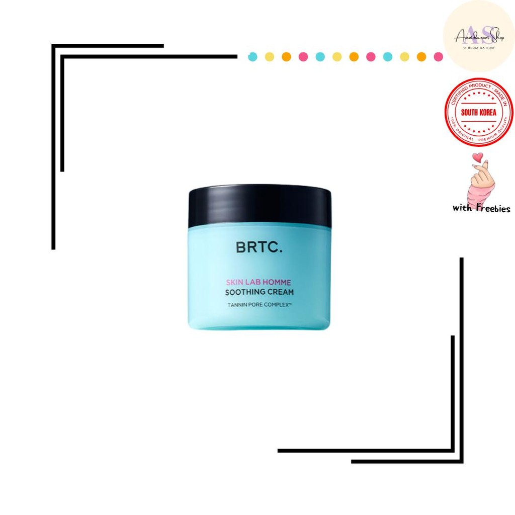 BRTC Skin Lab Homme Series Soothing Cream 50 ml | Shopee Philippines