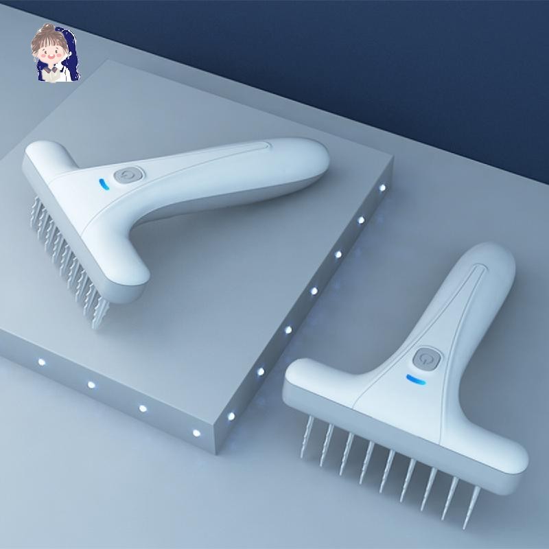 Electric Pet Hair Detangling Brush, Dogs Electric Dematting Combs, Pet ...