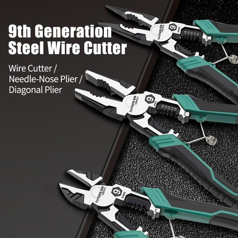 10 in 1 Combination Pliers chrome vanadium steel 9inch Multifunction ...