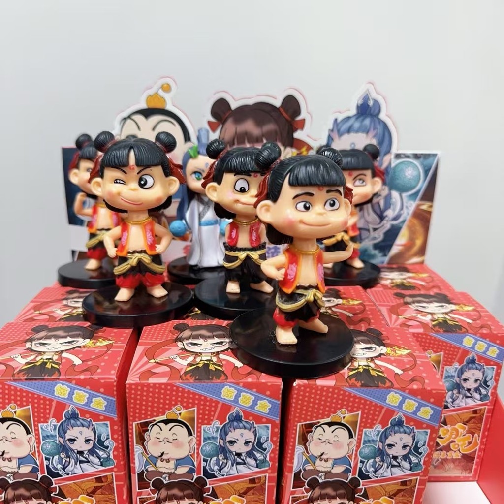 natra Nezha's Demon Boy Troubled Sea series of figure blind box ...