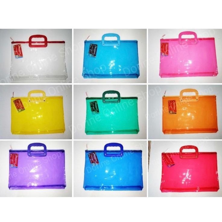 Adventurer Plastic Envelope Expanding with Handle and Zipper Lock,Long ...