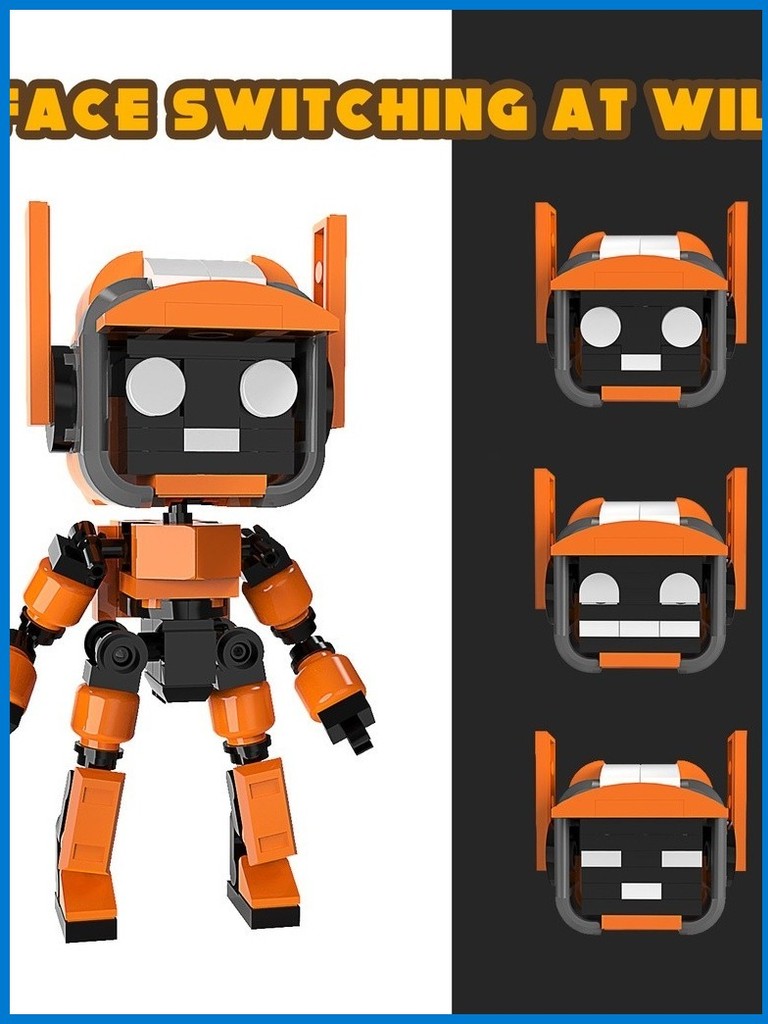 155pcs MOC DIY K-VRC Love-Death-Robot Model Building Blocks Toy ...