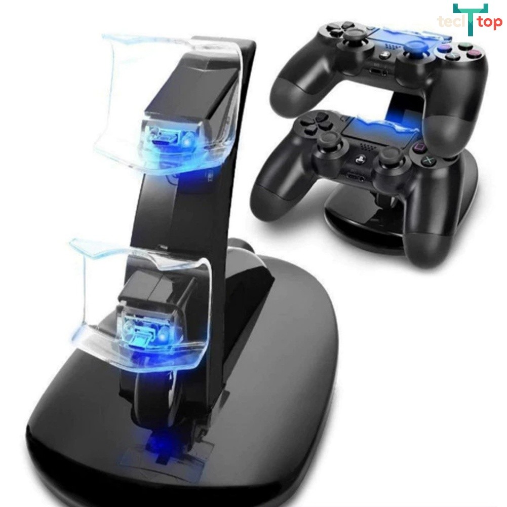 Controller Charger Base Dual Charger Design LED Indicator Dual USB PS4 ...