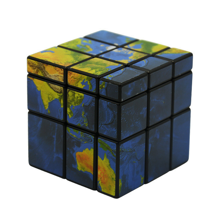 Earth Mirror Cube 3x3x3 Speed Cube 3x3 Mirror Blocks Cube Different ...