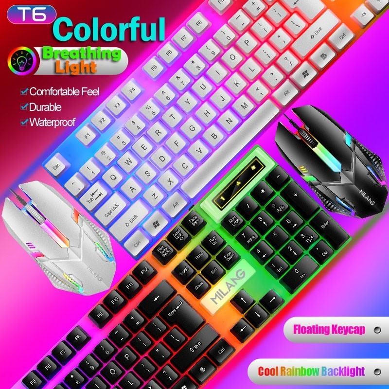 Gaming Keyboard Mice Keyboard Mouse Set Peripheral Mechanical E sports ...