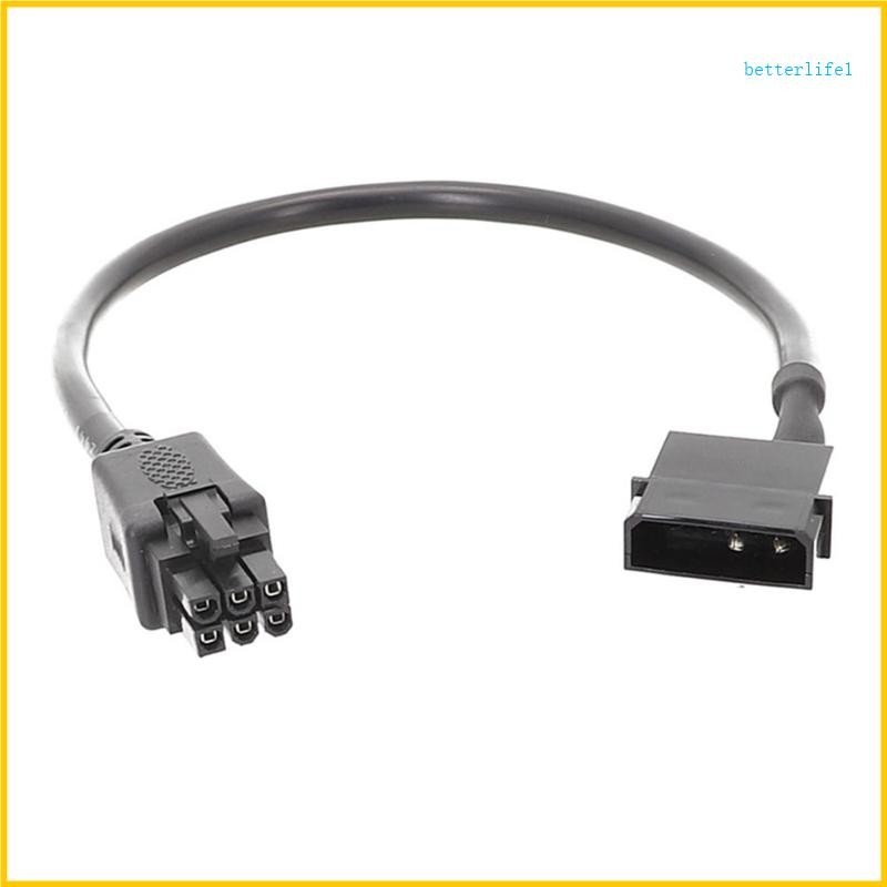 Btm Gpu Molex 4pin To 6pins Line 4pin D Port To 6pin Graphics Card 6pin Power Cord Shopee 