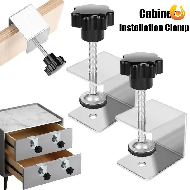 Ant-Slip Cabinet Door Mount Jig Drawer Panel Clamp Tool/Drawer Front ...