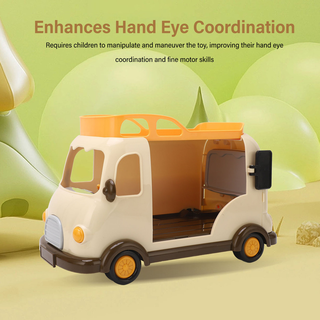 HEO~School Bus Toy High Simulation Plastic Improve Hand Eye ...