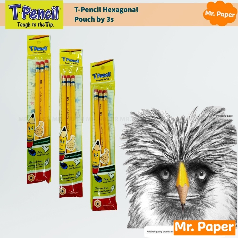 T-Pencil Hexagonal Pouch by 3s | Mr. Paper | Shopee Philippines