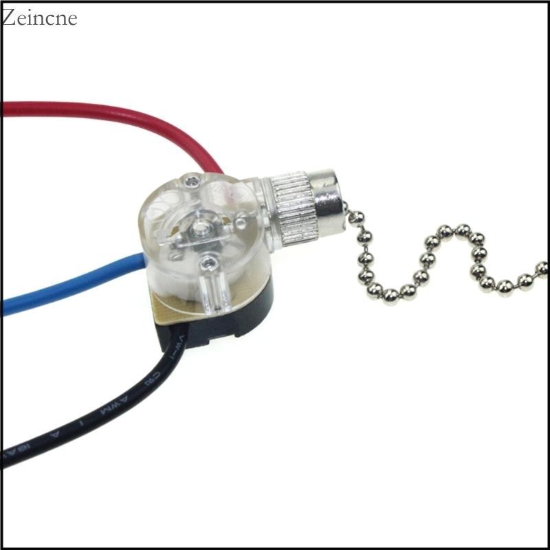 Zein 3-Wire Pull Chain Switchs Versatile Pull Chain Switchs Simple Installation for Clear ...