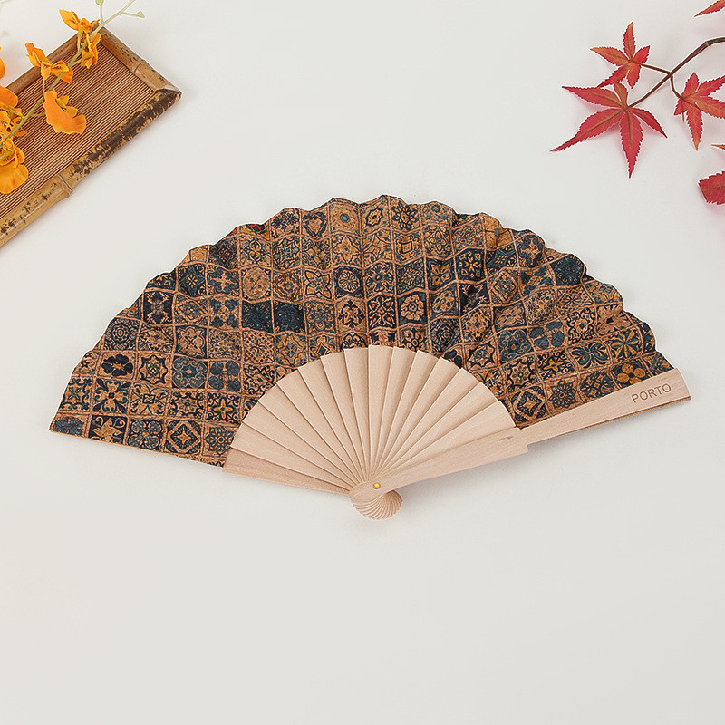 23cm Wood Hand Folding Fan Retro Style Modern Classic Wooden Folding ...