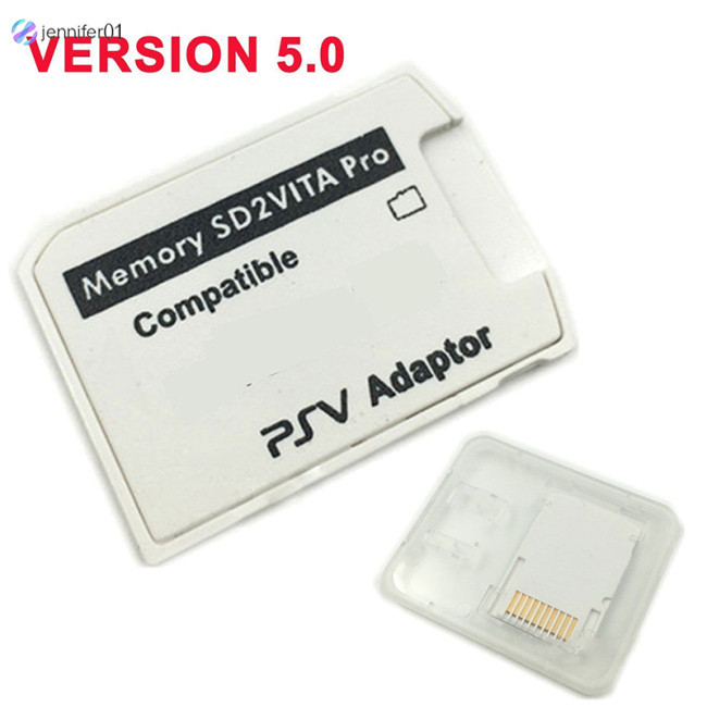 jen V5.0 SD2VITA PSVSD Pro Adapter for PS Vita Henkaku 3.60 Micro SD ...