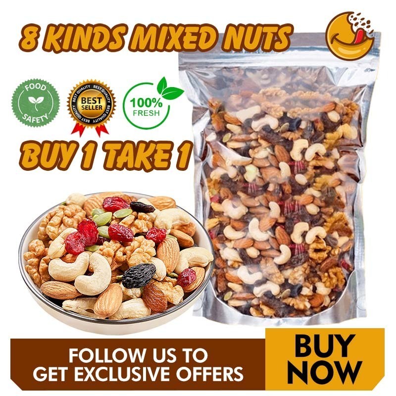 (BUY 1 TAKE 1) Healthy Snack Daily Mix Nuts Cashew Nuts Mixed Nuts ...