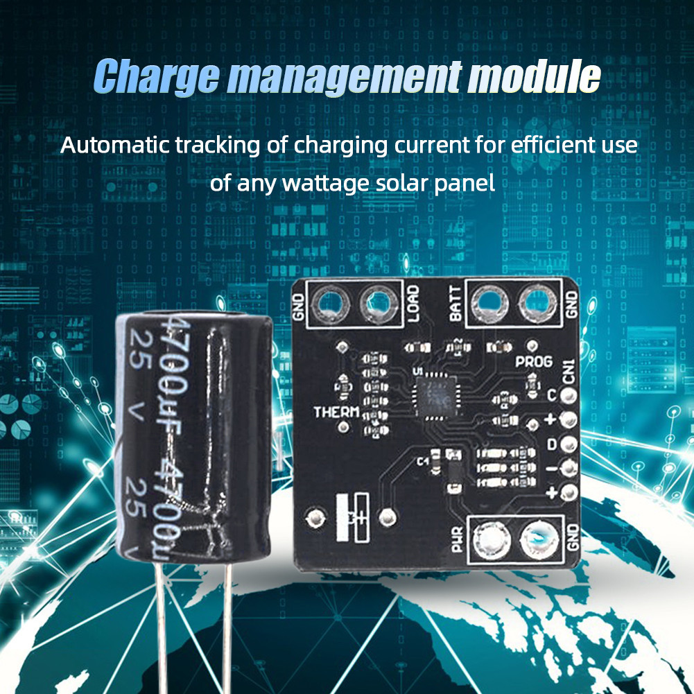 MCP73871 Battery Charger Module USB Solar Lipoly Lithium Polymer ...