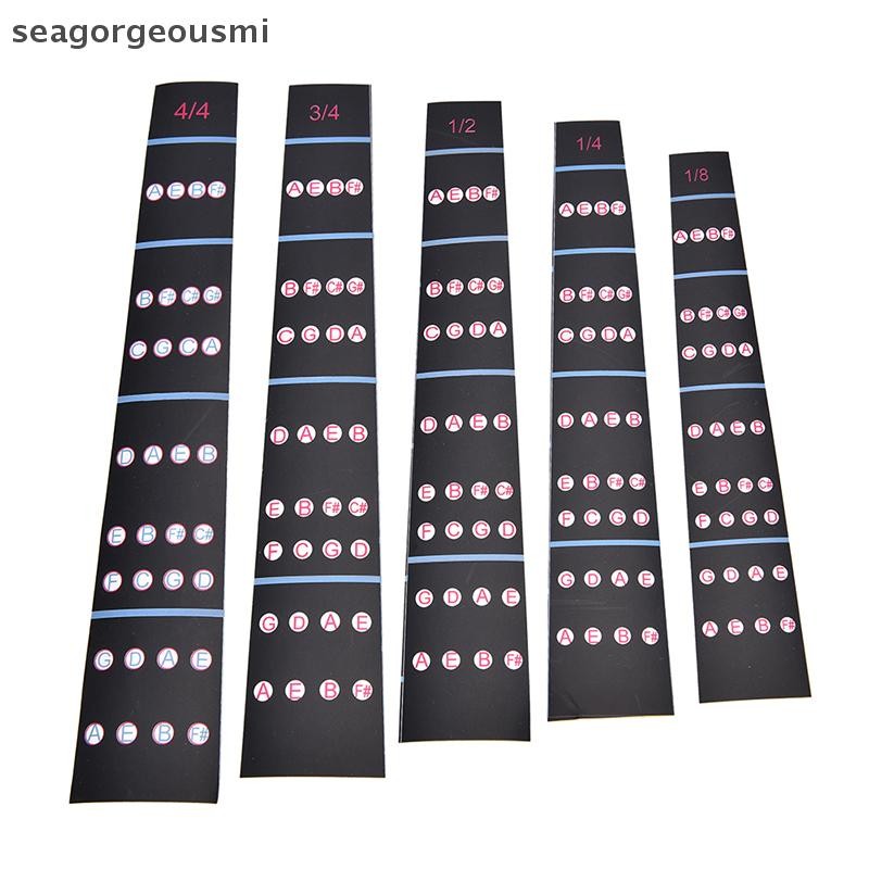 Seph 1/8-4/4 Violin Intonation Stickers Fretboard Marker Beginners ...