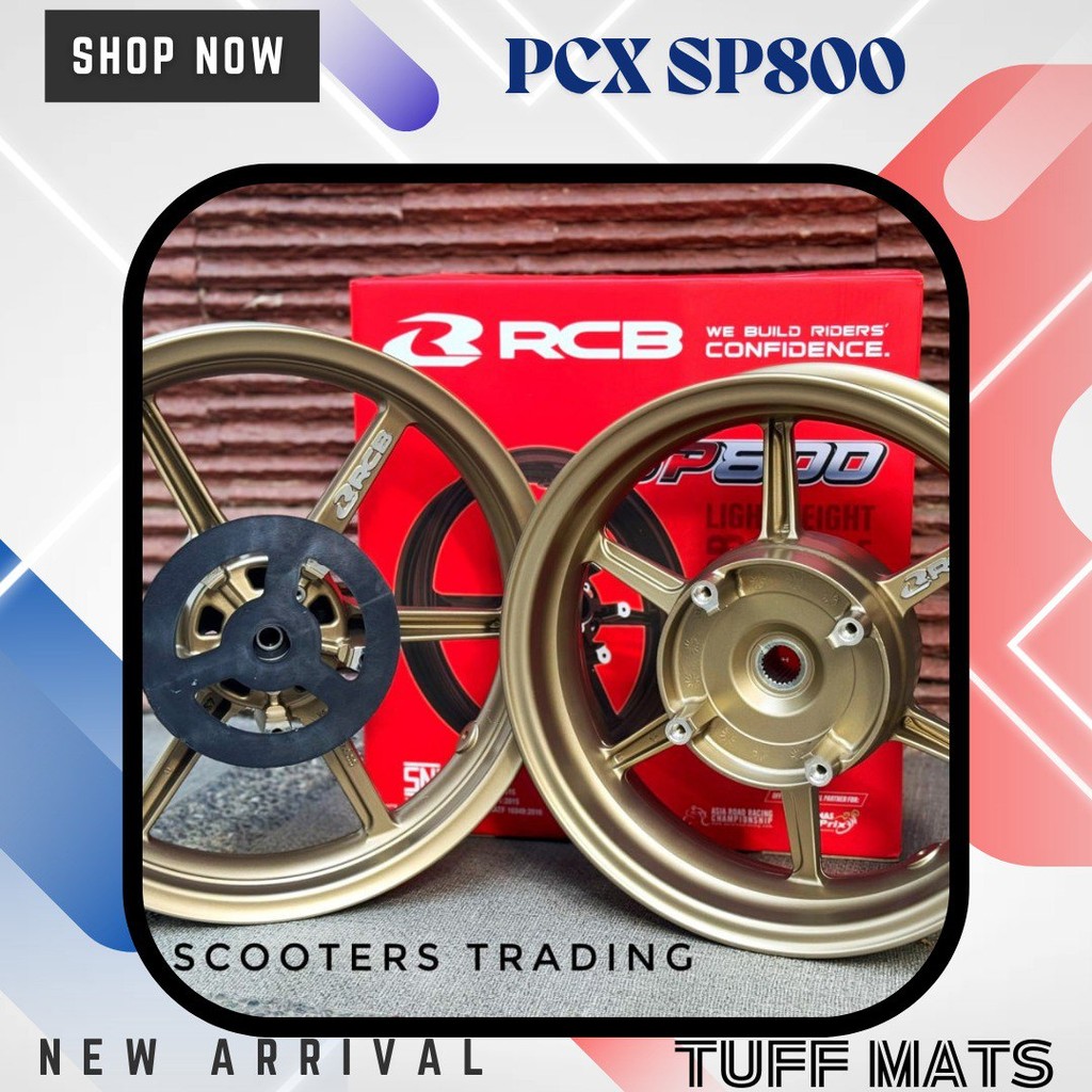 RCB MAGS SP800 PCX 160 ABS & NON ABS (RB6) PLUG & PLAY DISC brake ...
