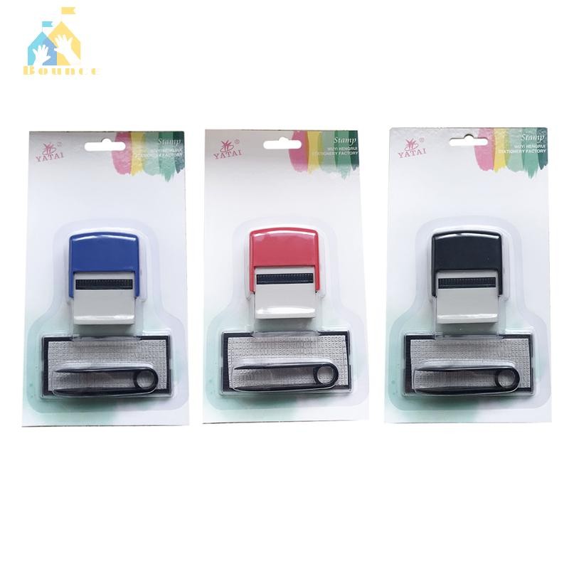 Bounce Rubber Stamp Kit DIY Custom Personalized Self Inking Business ...