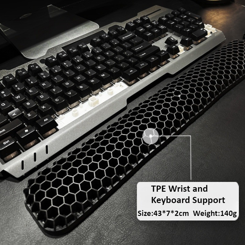 TPE Honeycomb Ergonomic Mouse Wrist Rest Pad Keyboard Pad - Gaming ...