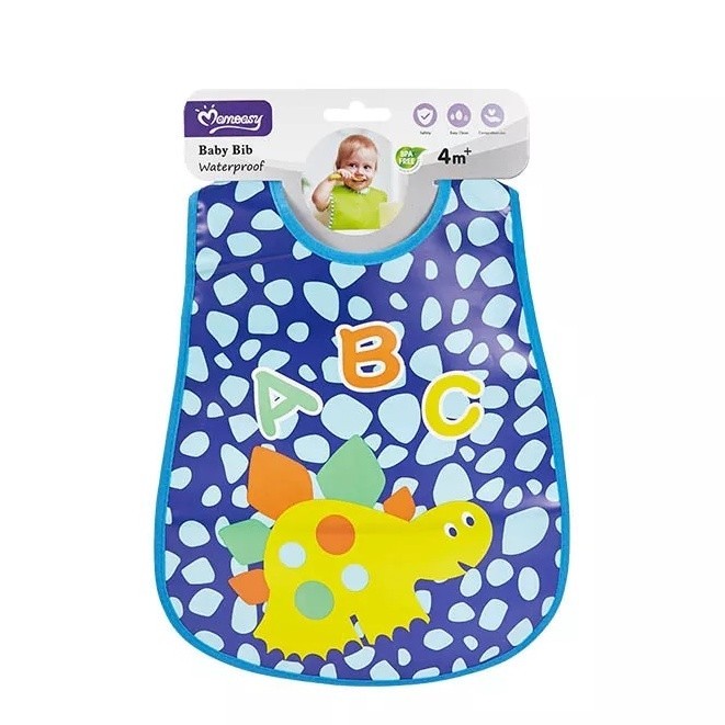 Momeasy Cute Cartoon Baby Feeding Bib EVA Waterproof Bibs Apron Animal ...