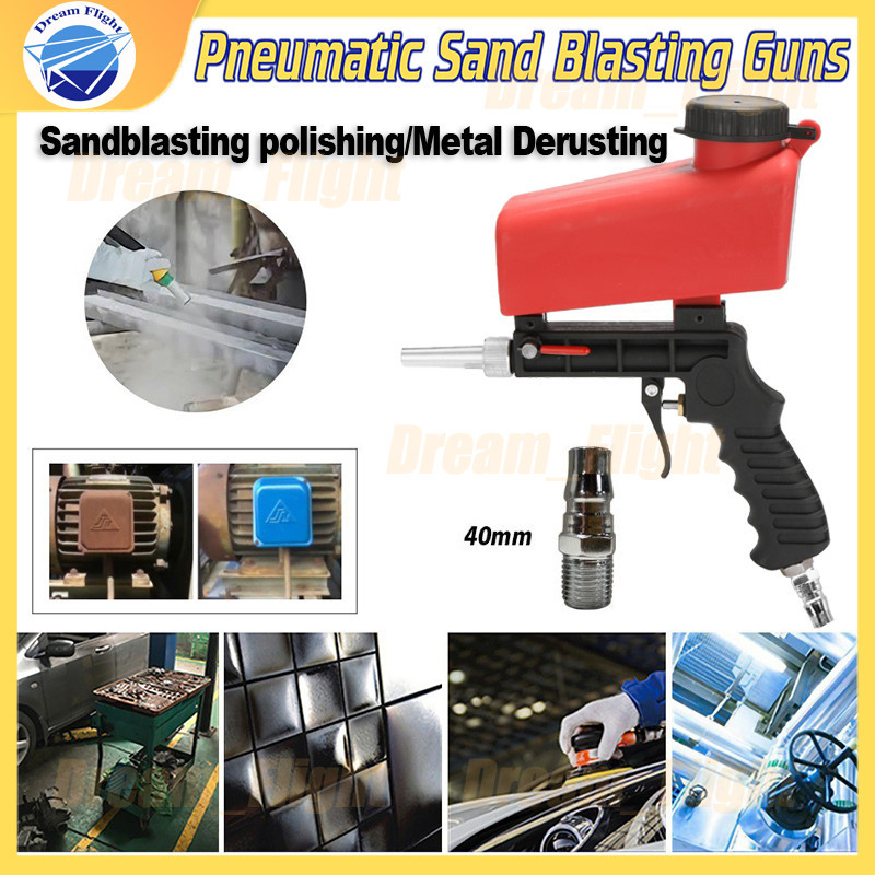 Portable Gravity Sandblasting Gun Pneumatic Set Rust Blasting Device ...
