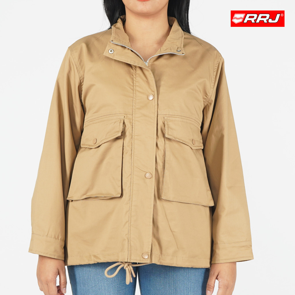 RRJ Ladies Basic Jacket Loose Fitting for Women Trendy Fashion Jacket ...