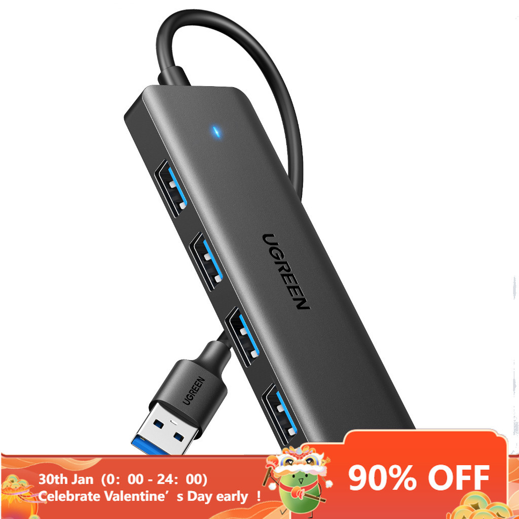 UGREEN USB 3.0 Hub 4 Ports USB A Splitter Ultra-Slim USB Expander for ... UGREEN USB 3.0 Hub 4 Ports USB A Splitter Ultra-Slim USB Expander for ...