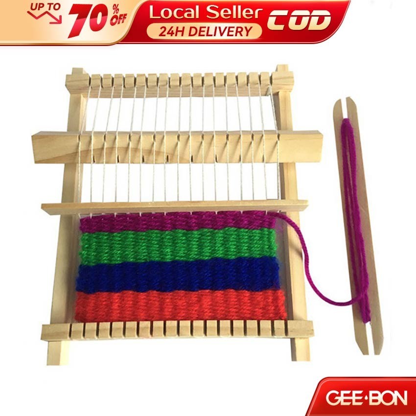 GEEBON Wooden Weaving Loom Starter Kit DIY Woven Set Hand-knitting ...