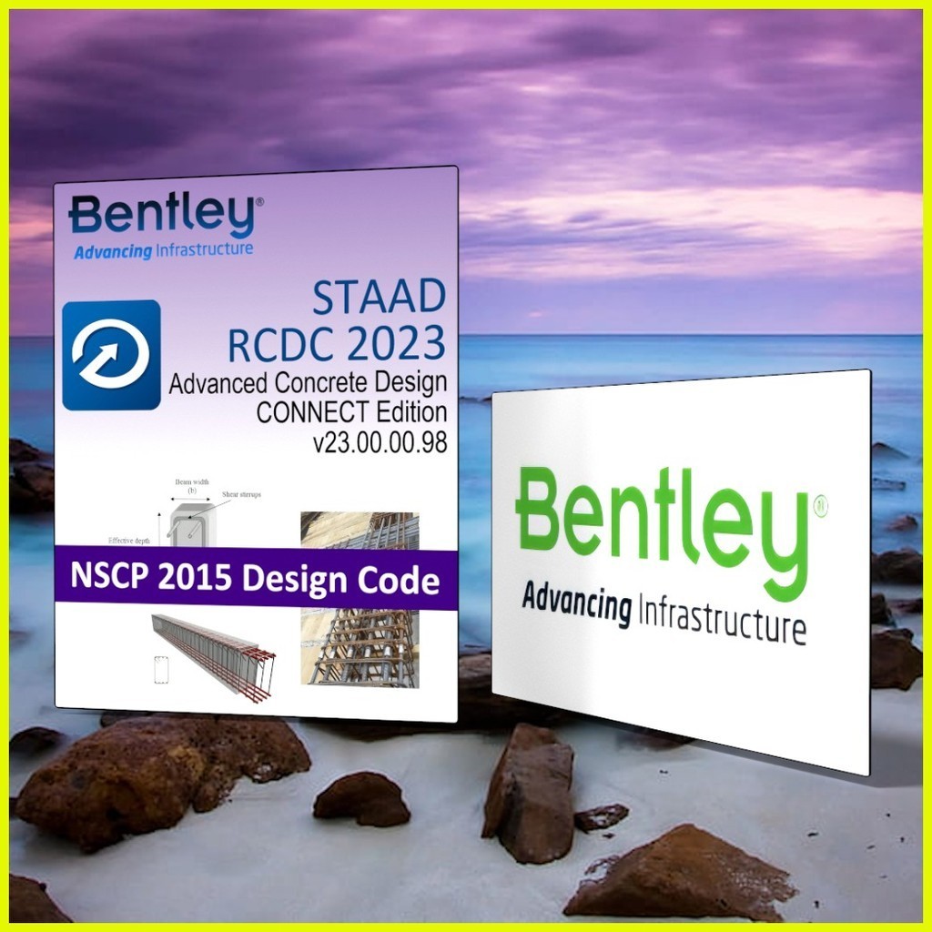 ♞RCDC 2023 With NSCP 2015 Codes STAAD Advanced Concrete Design 2023 v23.00.00.98 (USB Installer ...