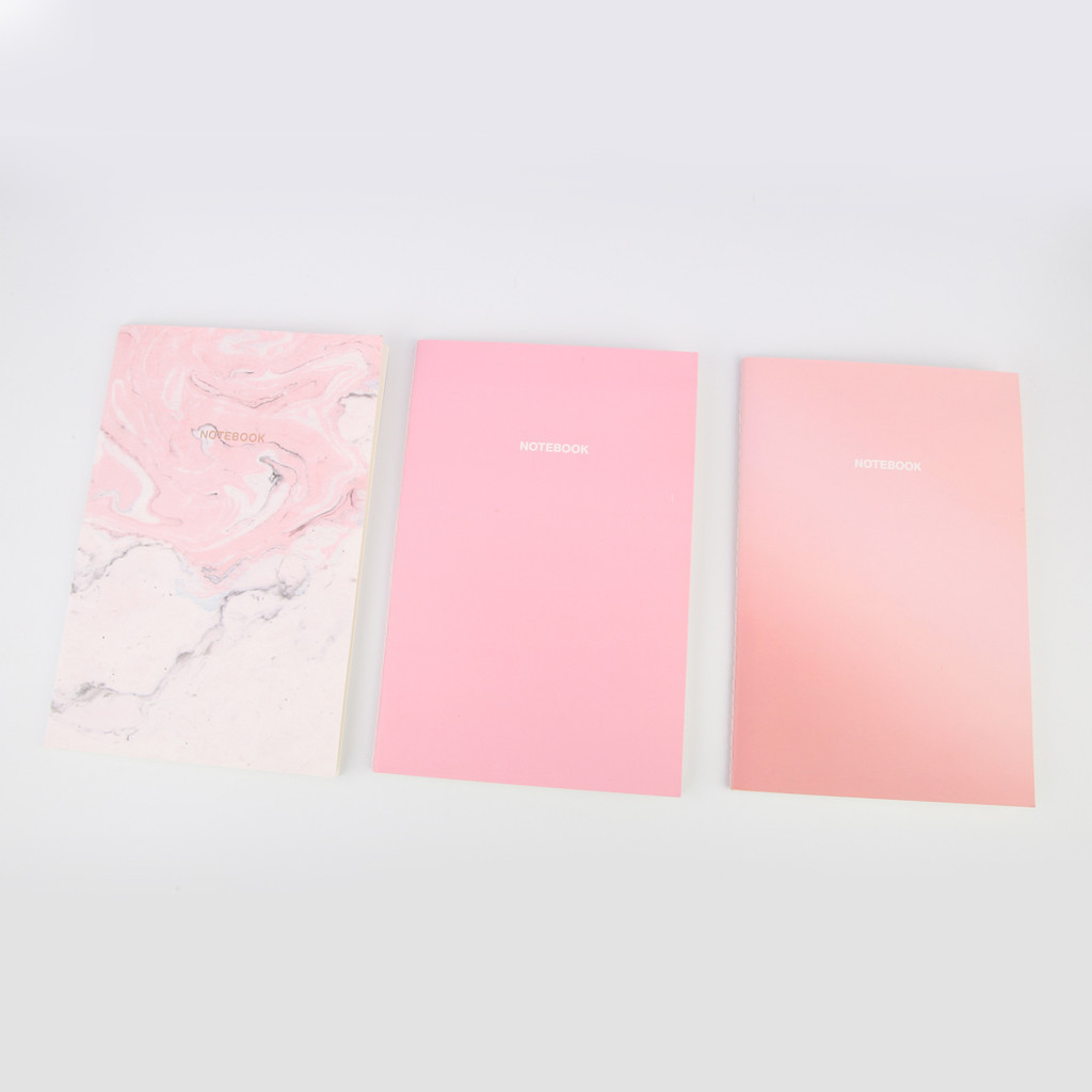 MINISO Rose Gold Series Stitch-bound Book Set (3*32 Sheets) PDQ ...