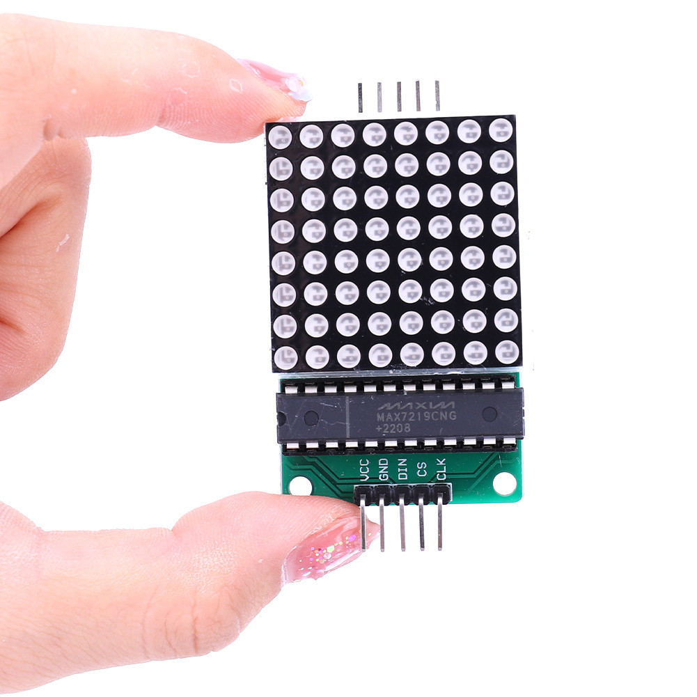 MAX7219 Dot LED Matrix Module MCU Control Module 8x8 Output Input ...