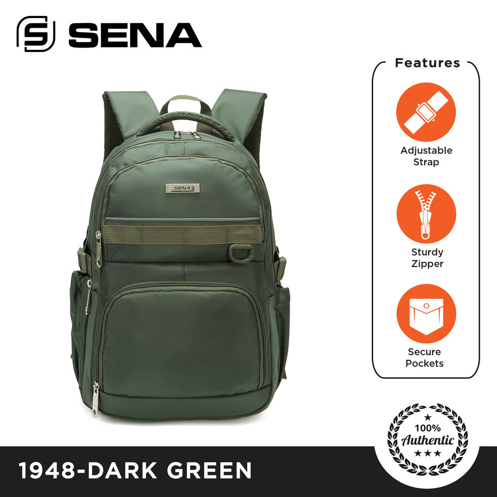 SENA-1948 Backpack Plain | Shopee Philippines