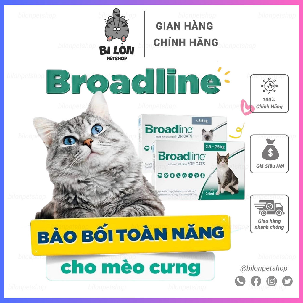 Small Nape Of BROADLINE For Cats - Prevention And Killing Endocrine ...