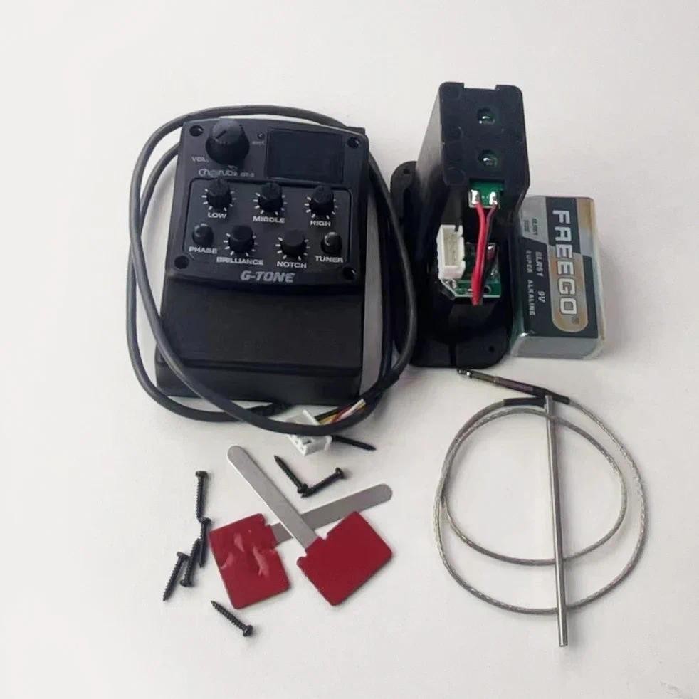SH-T(New)Cherub G-Tone Series Acoustic Guitar Preamp GT-3 Piezo Pickup ...