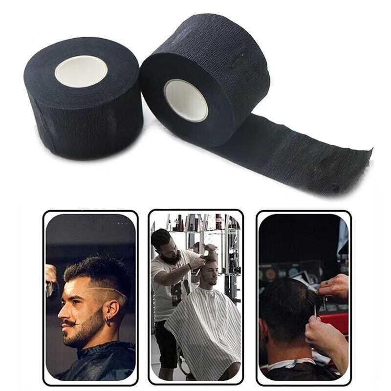 Neck Tissue Paper Ruffles for Salons and Barbershop 5 Rolls (Black or ...