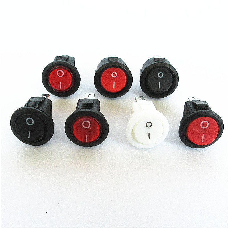 15mm Round Switch Push Button 3 Pins 2 Pins Two Speeds Three Speeds ...