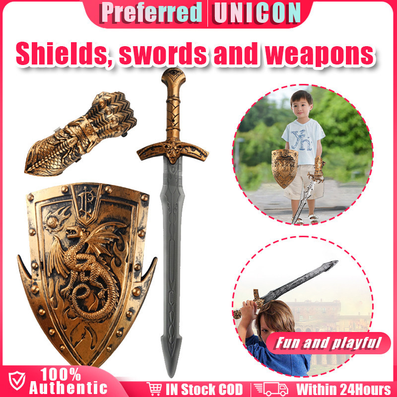 Sword and Shield for Kids King & Knights Sword and Shield Set Toy Toys ...