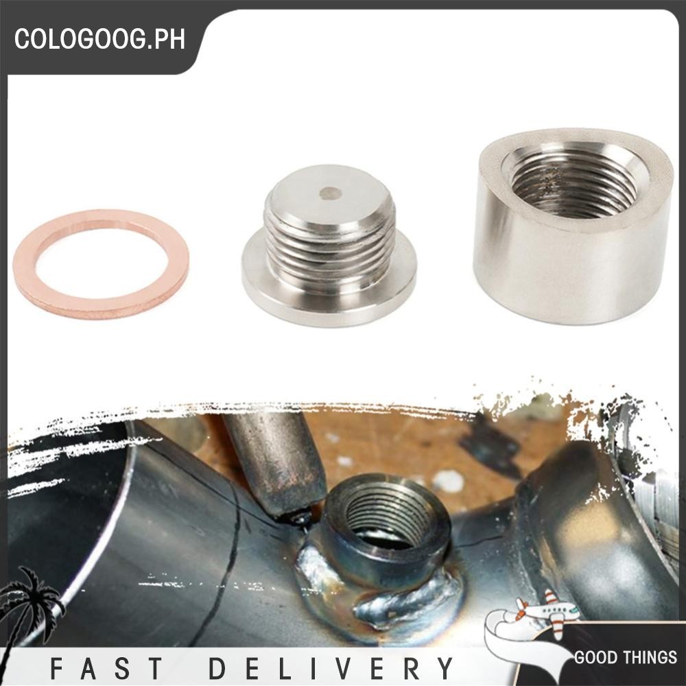 M18x1.5 Nut Bung Curve Notched O2 Sensor Fittings Weld Bung Universal ...
