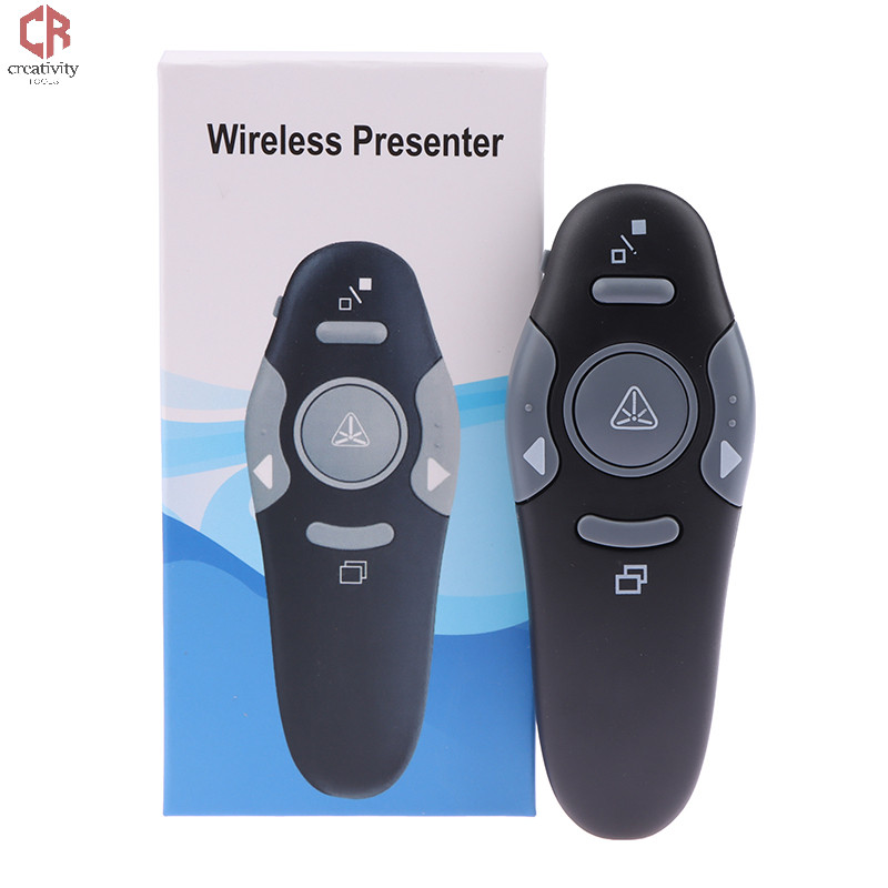 [CR] 2.4GHz Wireless USB Powerpoint Presentation PPT Flip Pen Pointer Clicker Presenter With Red ...