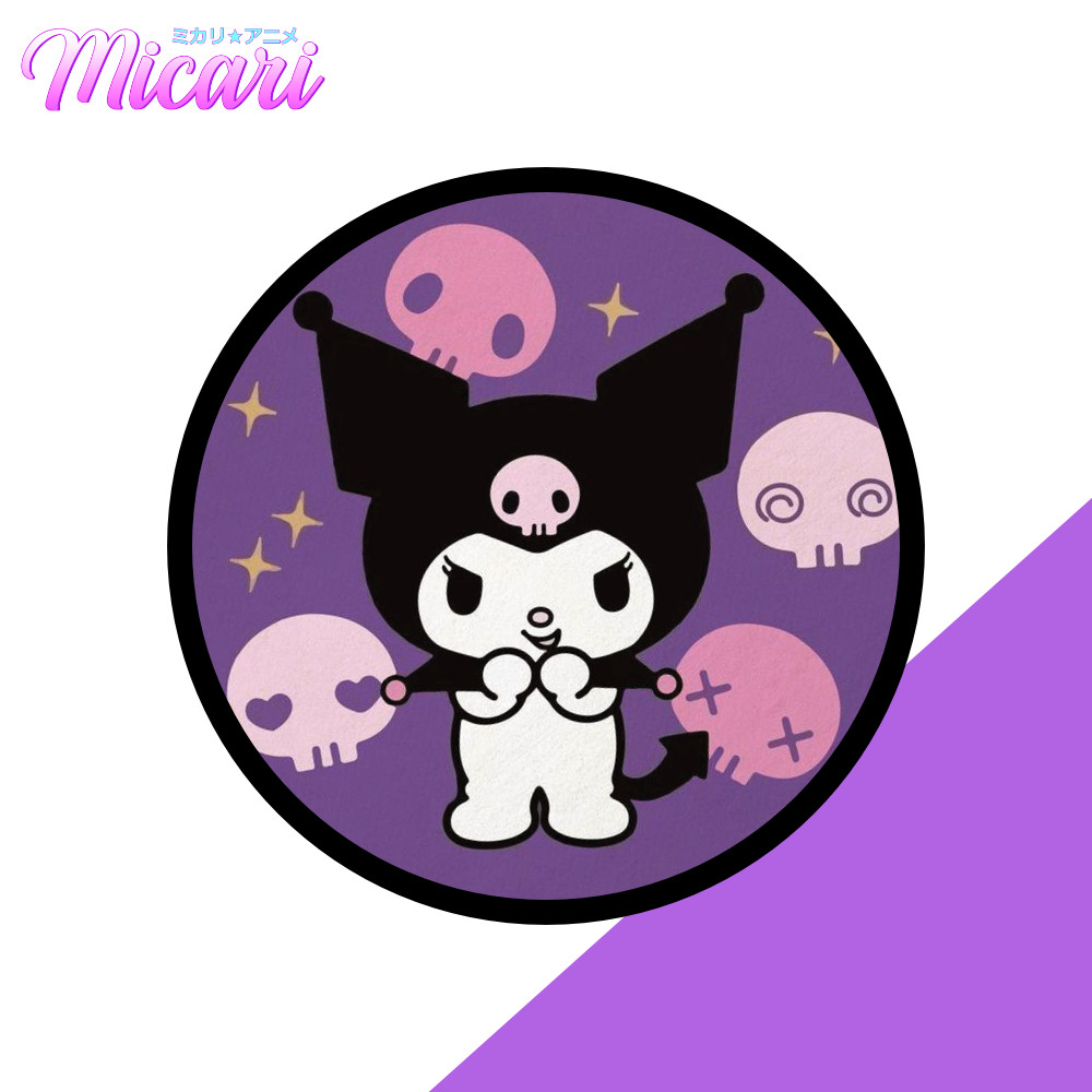 Micari Sanrio Hello Kitty Kuromi Cinnamoroll 10cm Cylindrical Coaster ...