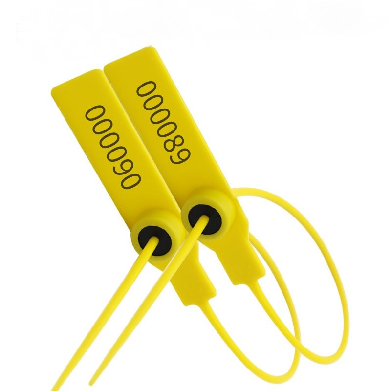 100pcs Disposable Plastic Seal Tags for Anti-theft Security Zip Ties ...