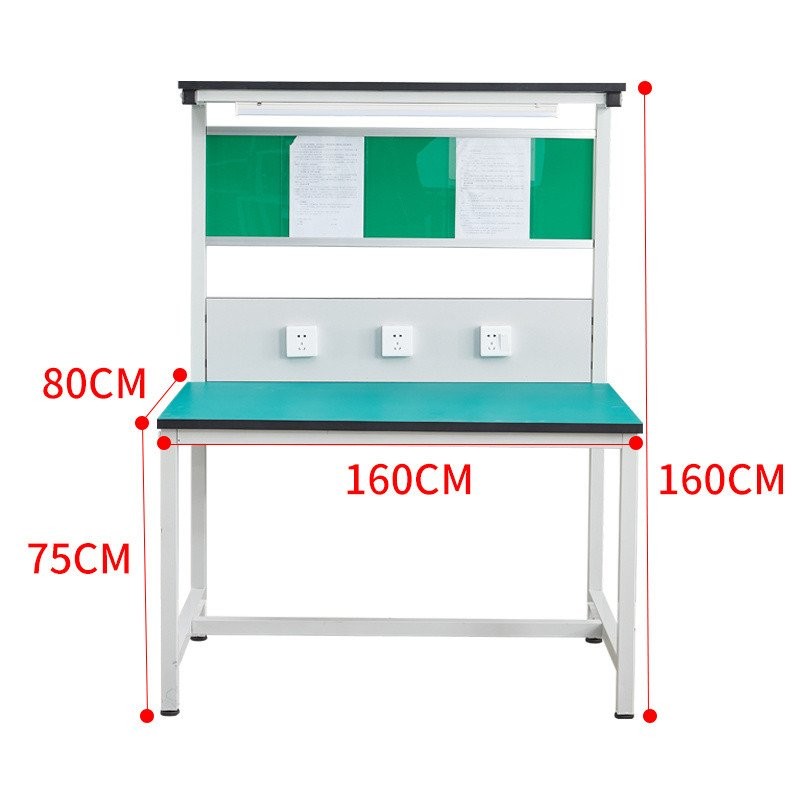Anti-static Workbench with Light for Workshop Assembly Inspection ...