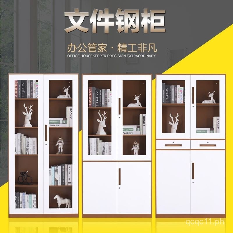 Thickened Office Steel Modular File Cabinet Color Iron Cabinet Employee ...