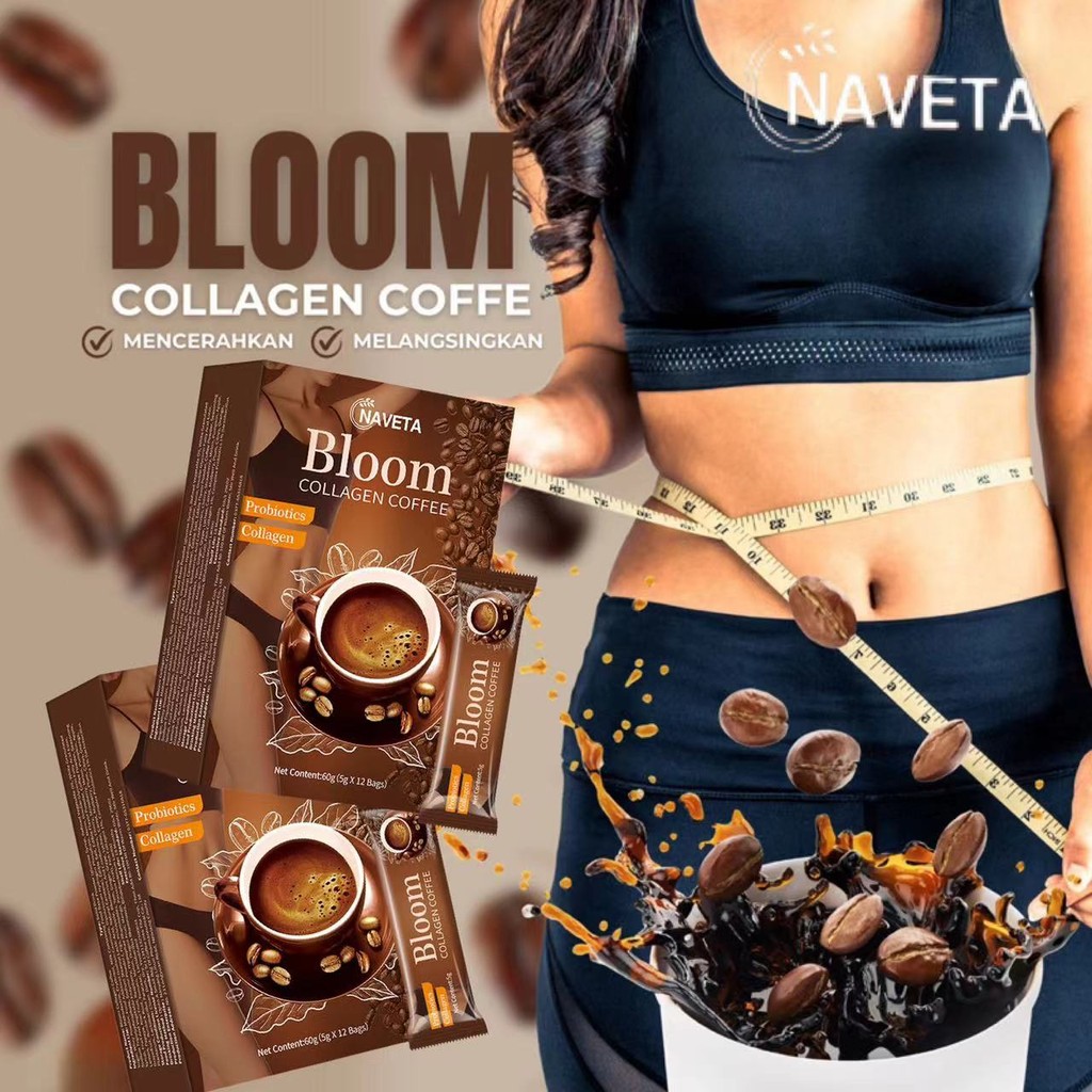 Bloom Collagen Coffee Original Robusta Coffee Collagen Drink ...