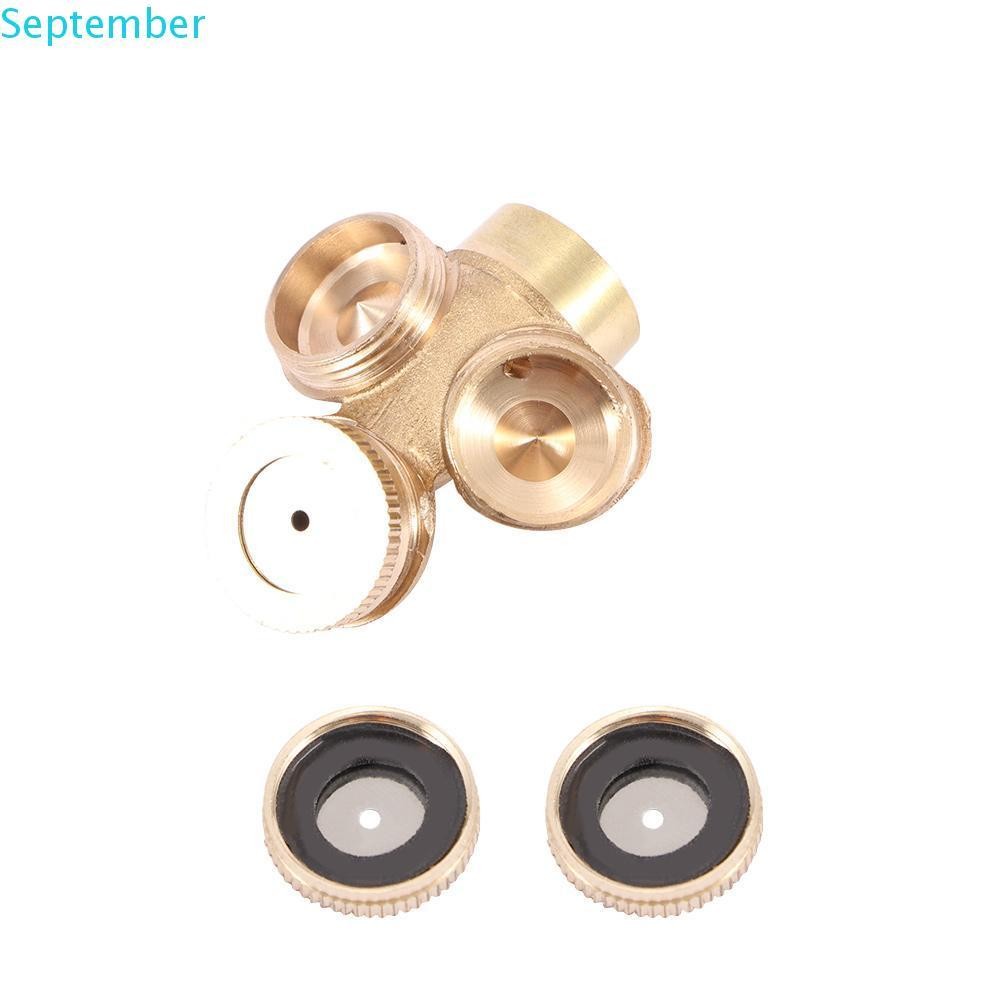 SEPTEMBER Adjustable Spray Nozzle Brass Irrigation System Misting ...
