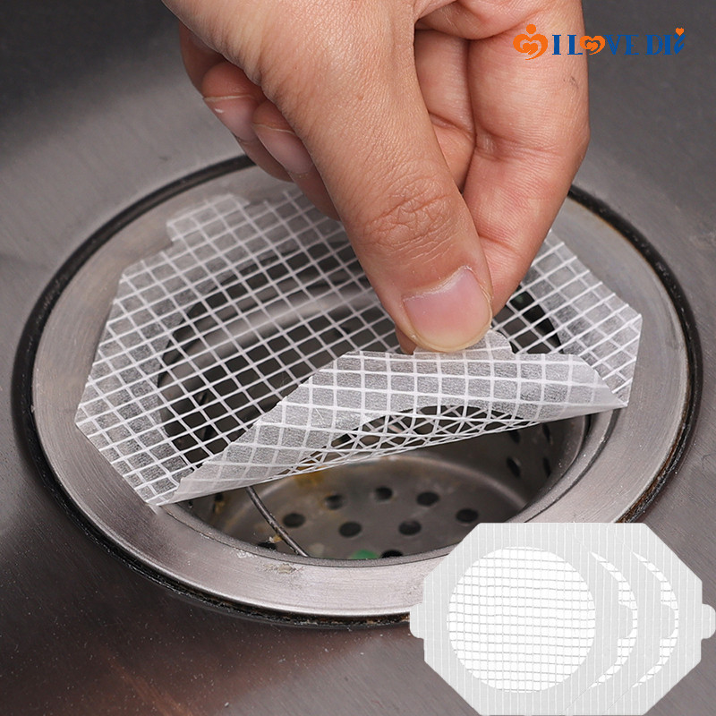 Convenient No-cleaning Disposable Kitchen Sink Strainer Sticker ...