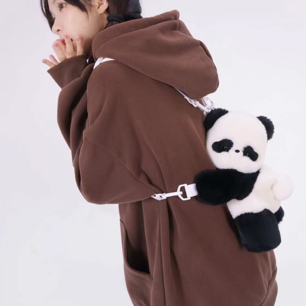 【Fast shipping】Little Red Book Same Style Panda Lying Bag Cartoon Cute ...
