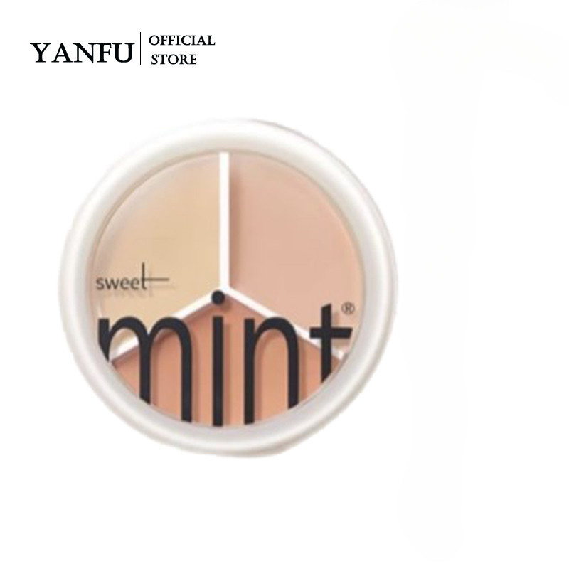 SWEET MINT Cream Concealer Palette, 3 Shades, Covering All Traces ...