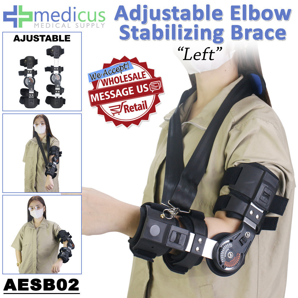 EA XK309 Arm Brace Angle Adjustable Hinge Elbow Support Fracture ...