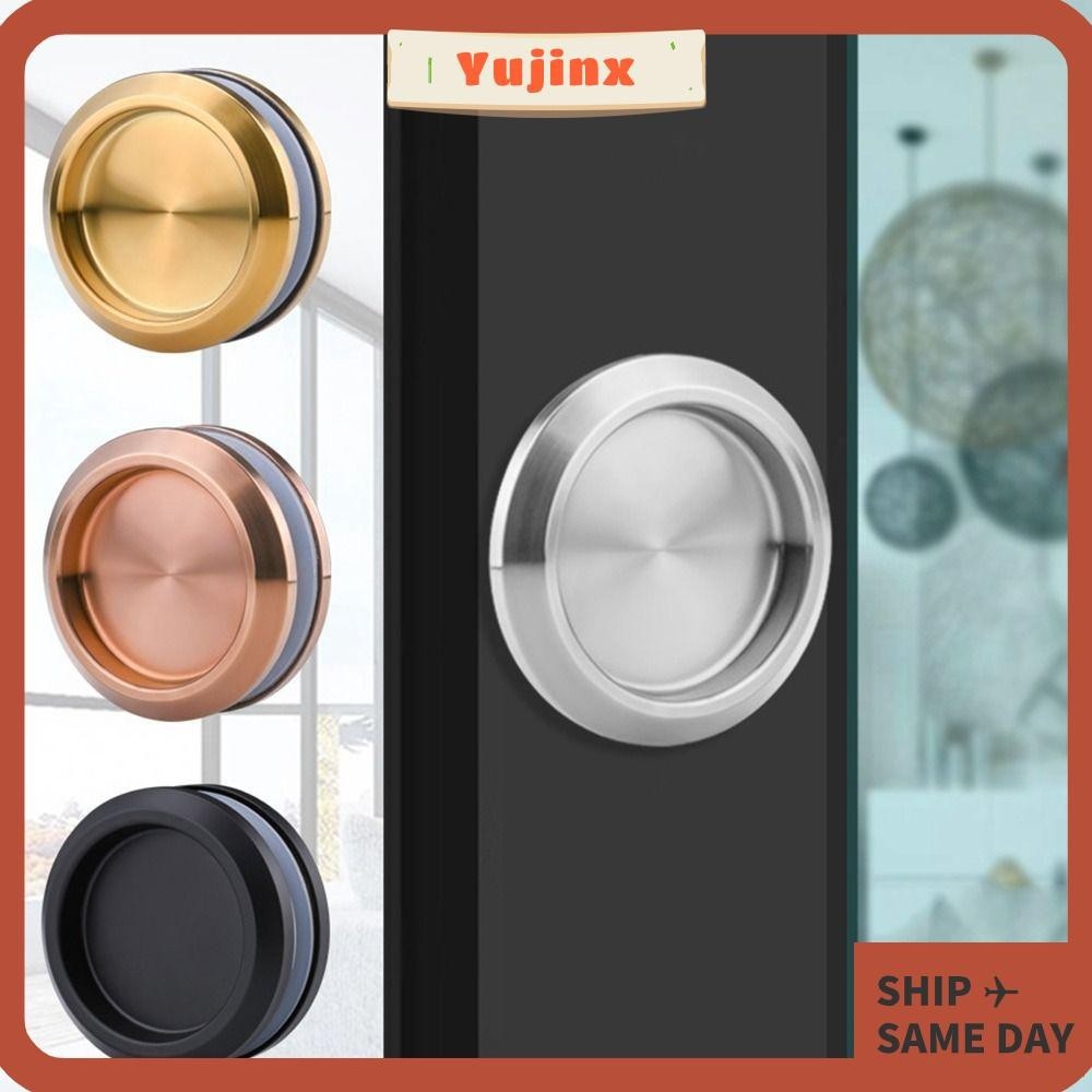 YUJINX Invisible Door Handle, Stainless Steel Sliding Cupboard Handles ...