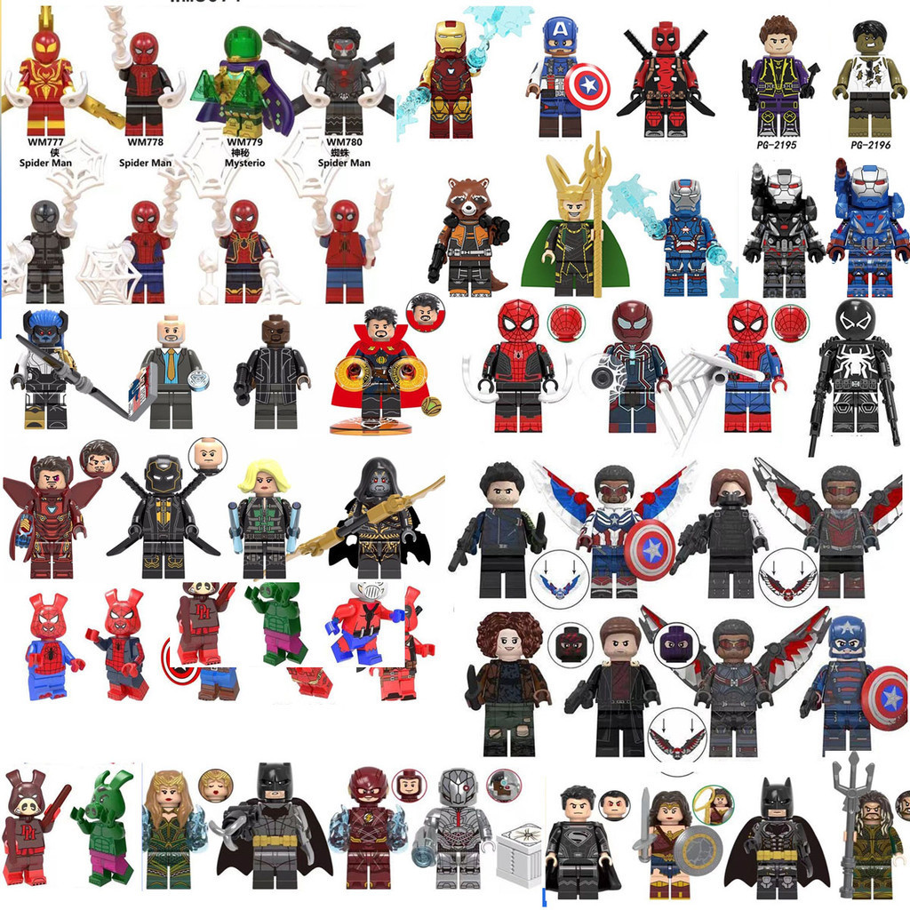Children's Assembled Building Block Marvel Heroes Series Toys nano ...